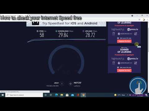 How to check your internet Speed for free || online internet speed test || Ping Test
