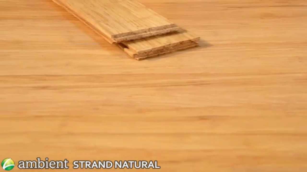 Ambient Strand Natural Bamboo Flooring