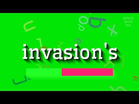 WIE SPRICHT MAN INVASION'S AUS? #Invasion (HOW TO PRONOUNCE INVASION'S? #invasion's)