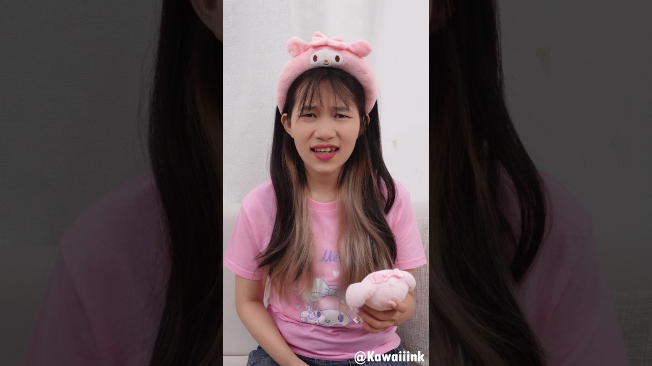 💀Shock! My Melody takes off her headpiece... #shorts