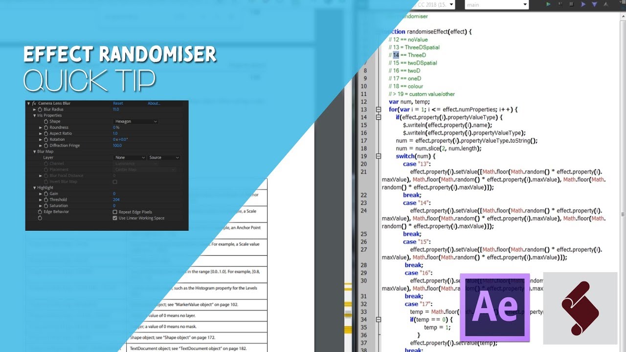 ExtendScript QuickTip - Effect Randomiser