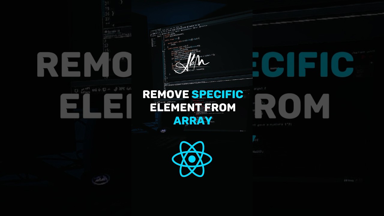 Remove specific element from array - JavaScript Tutorial - #javascript #reactjs #shorts