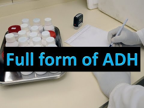 Full form of ADH