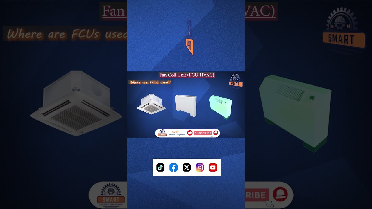Fan Coil Unit (FCU HVAC) #fancoil #airconditioning #technology #construction