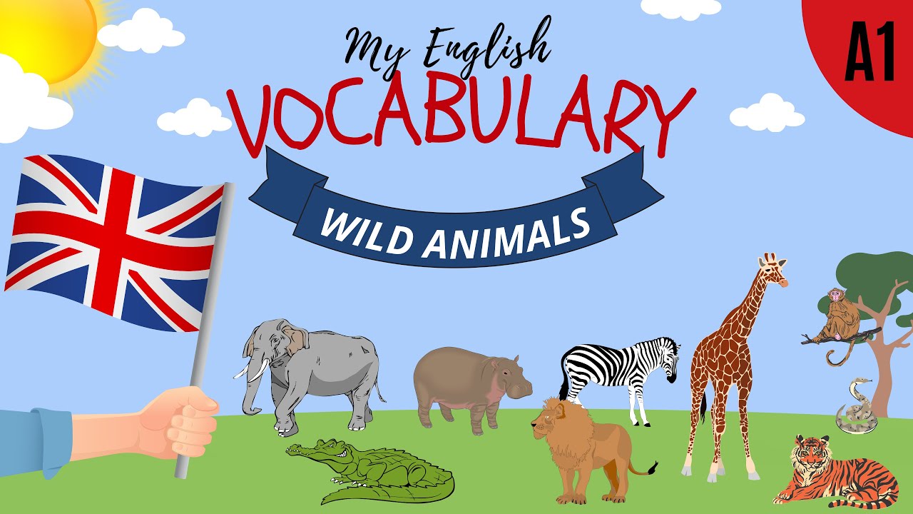 Wild Animals Vocabulary English ESL Lesson