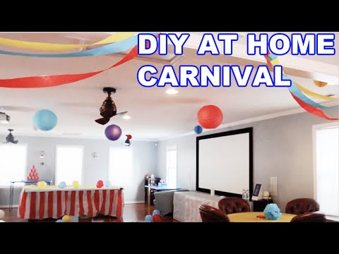 HOW TO: CREATE AN AT HOME CARNIVAL EXPERIENCE *CHEAP & SUPER EASY* DIY CARNIVAL BIRTHDAY PARTY