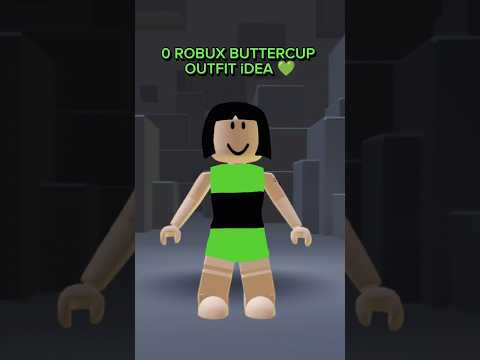 0 ROBUX POWERPUFF GIRLS BUTTERCUP OUTFIT iDEAπ©π»π#roblox #shorts #lavendercoco19 #0robuxoutfitideas