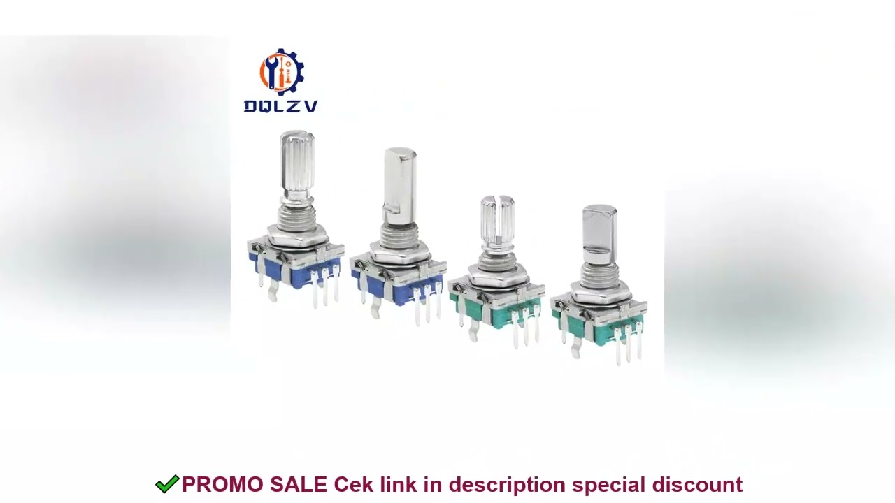 360 Degree Rotary Encoder EC11 With Push Button 5Pin 20 Positions 20 Pulse Code Switch Handle 15/20M