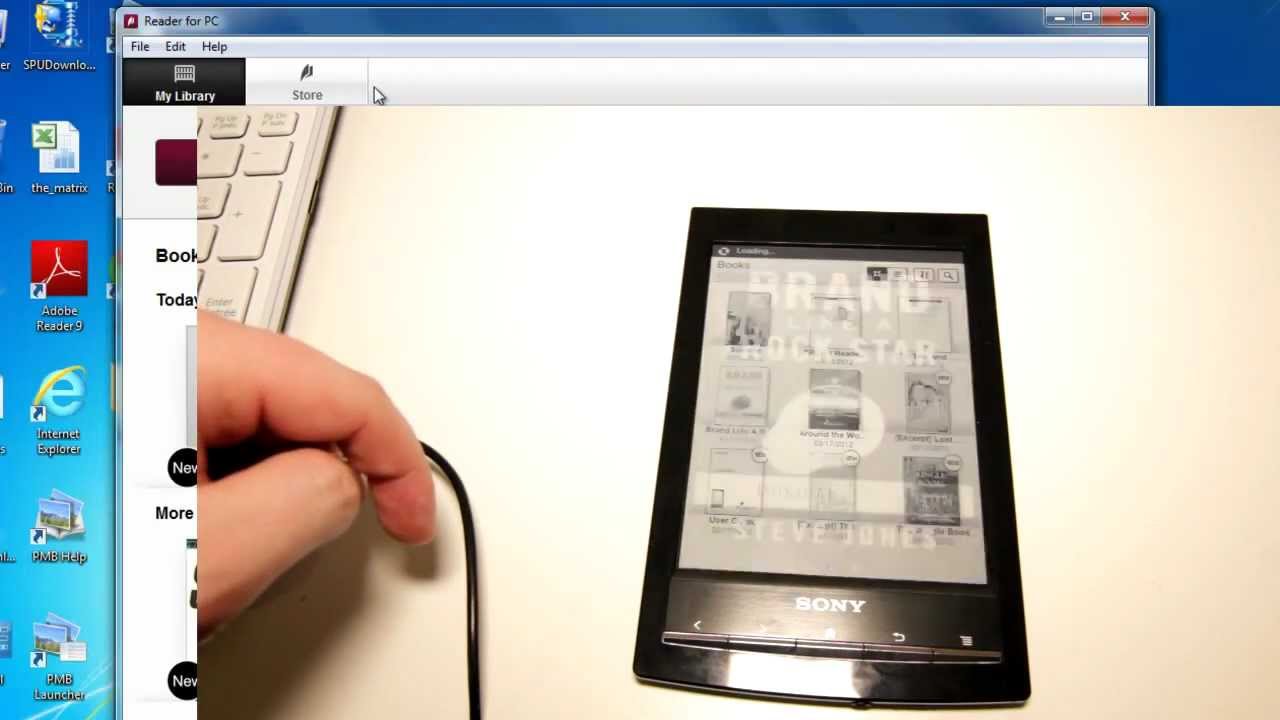 How to transfer Ebooks, PDF's, Word and text documents to your Sony Ereader.