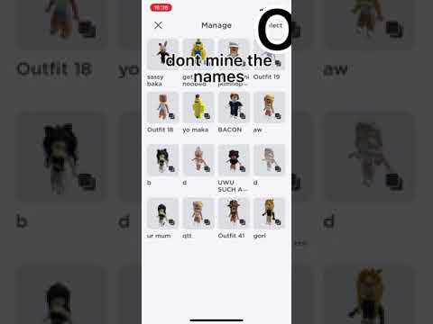 how to delete outfits on roblox for @GriffenGamer (she dunno how)