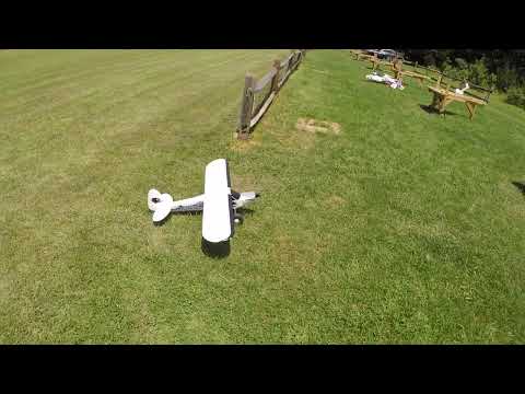 FMS 1300mm PA-18 Super Cub Flt 30 Last one of this trip! Land! Wrap this up! Good Open House day!
