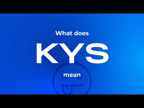 What does KYS mean #kys #shortexplain #simpleexplanation