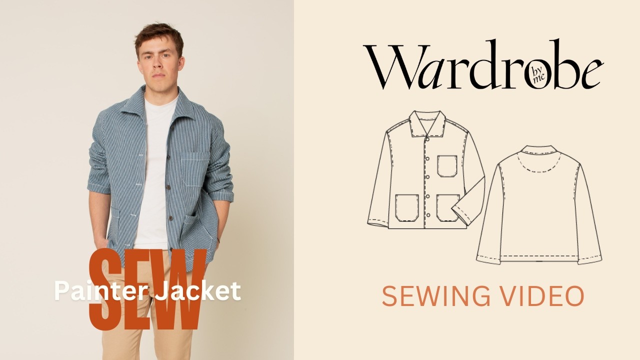 Sew the Painter jacket Sewing pattern with us | Sewing Tutorial | Wardrobe By Me