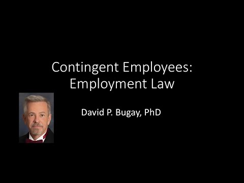 Contingent Employees - Employment Law