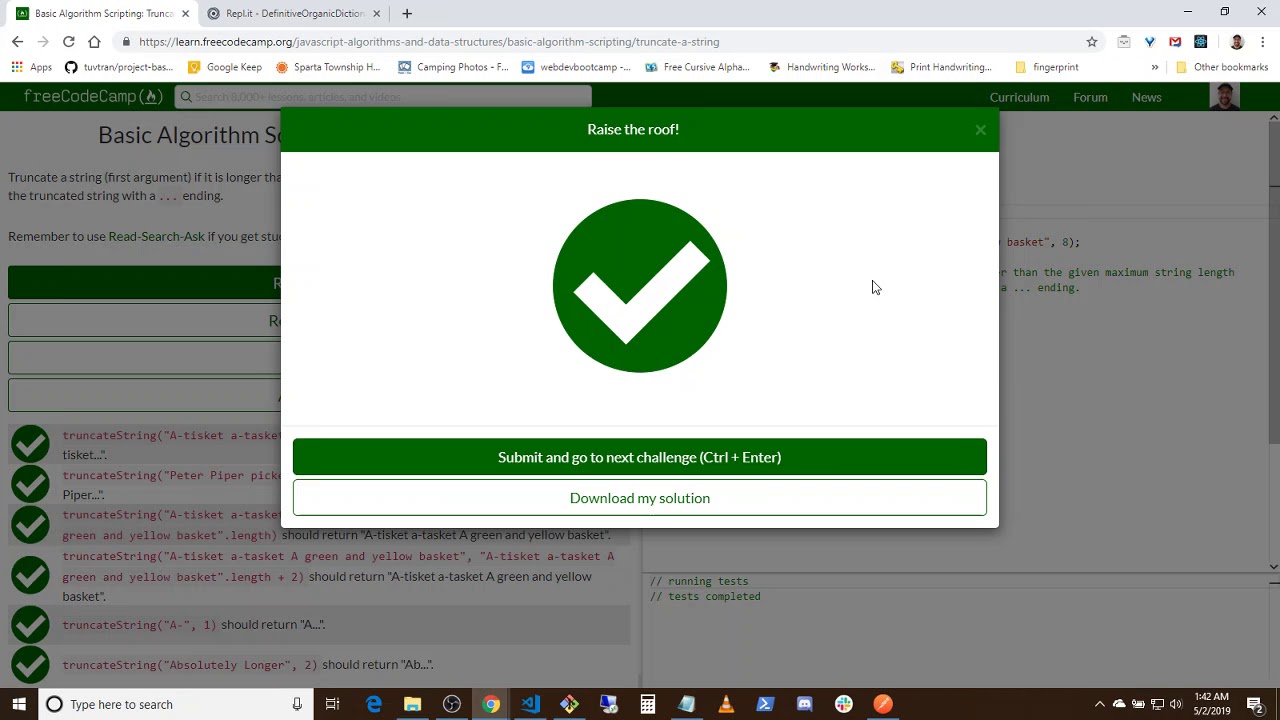 Basic Algorithm Scripting Truncate a String solution - freeCodeCamp