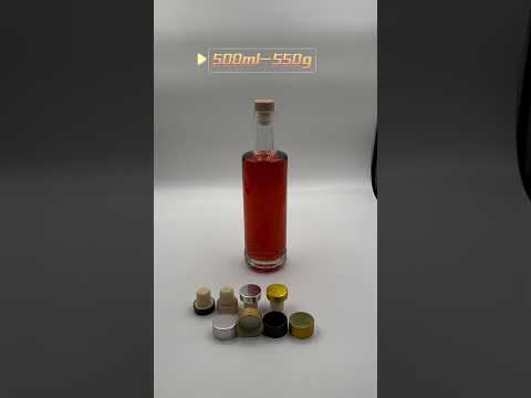 500ml-550g spirits liquor glass bottle ~ for Gin/Tequila use~