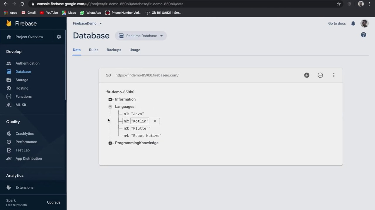 Firebase Android Tutorial 5 - Retrieving Data from Firebase Realtime Database