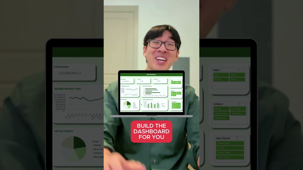 Scratch everything you’ve ever learned about building dashboards in Excel…