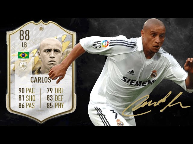 Roberto Carlos icon SBC in FIFA 22 Ultimate Team