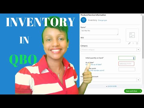 How to Add and track inventory in QuickBooks Online