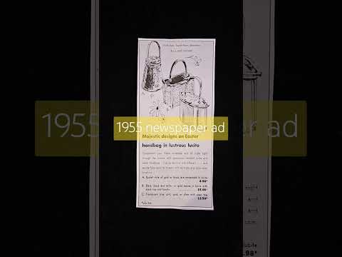 1955 Majestic handbag. History of Majestic Metal Specialties on the website.
