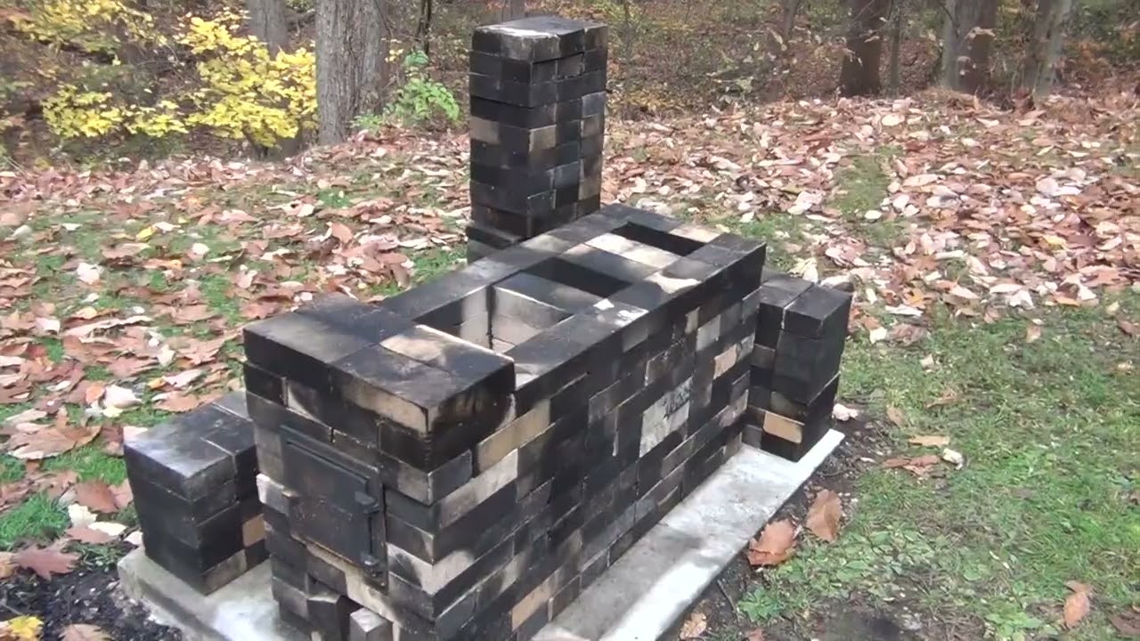How To Build THE WALL Wood Stove - 1,500 lbs. No skills needed, 1 Day, Metal and Thermal Mass Hybrid