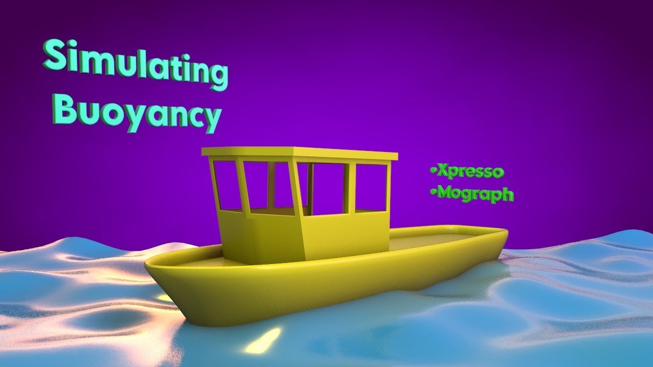 Cinema 4D Multi-Tech Tutorial 7: (Xpresso, Mograph) - Simulating Buoyancy