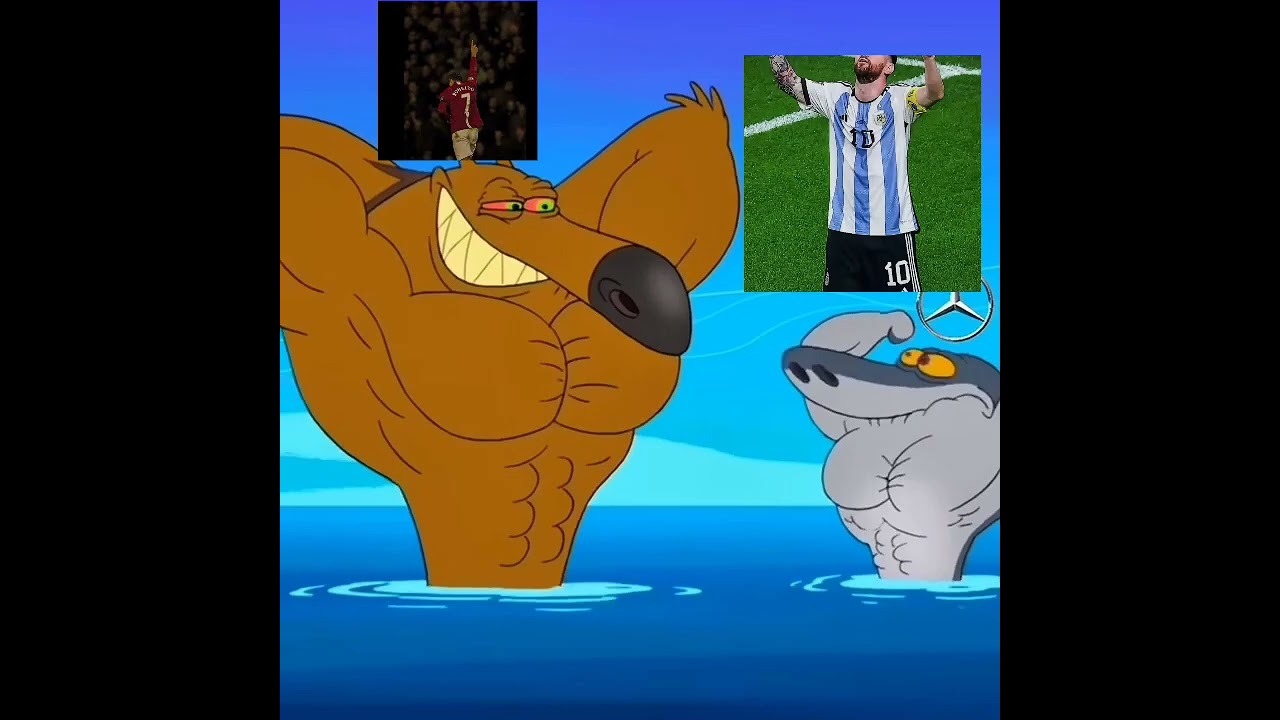 massi is good but Ronaldo is 🐐 #football