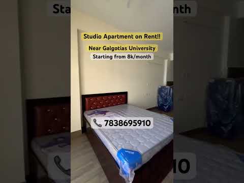 Studio Apartments for Rent | Near Galgotias University | With Gym and Swimming Pool | Ready to shift