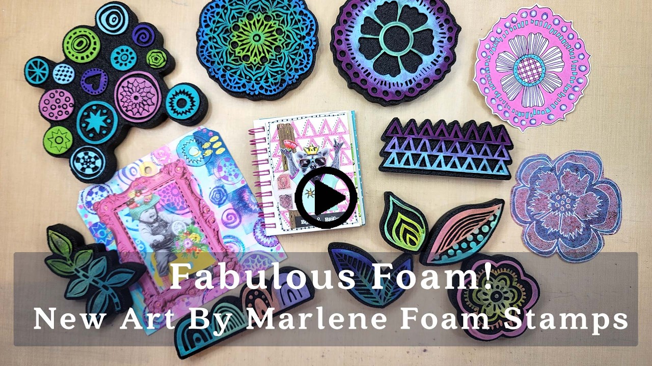 Fabulous, Fun Foam... Stamps! From Art By Marlene + Joggles