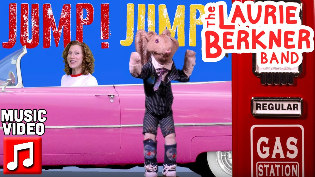 Chipmunk At The Gas Pump 🐿⛽️ Playful Car & Gas Station Song for Kids by The Laurie Berkner Band