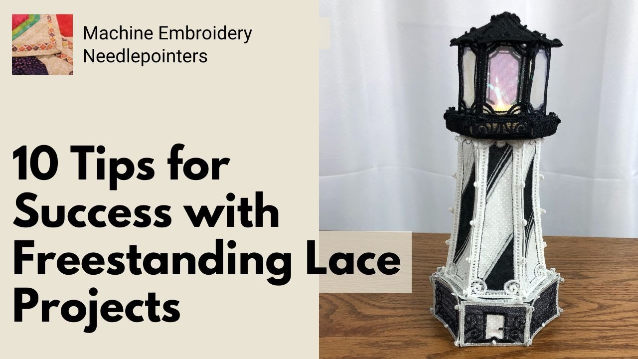 10 tips for freestanding lace machine embroidery