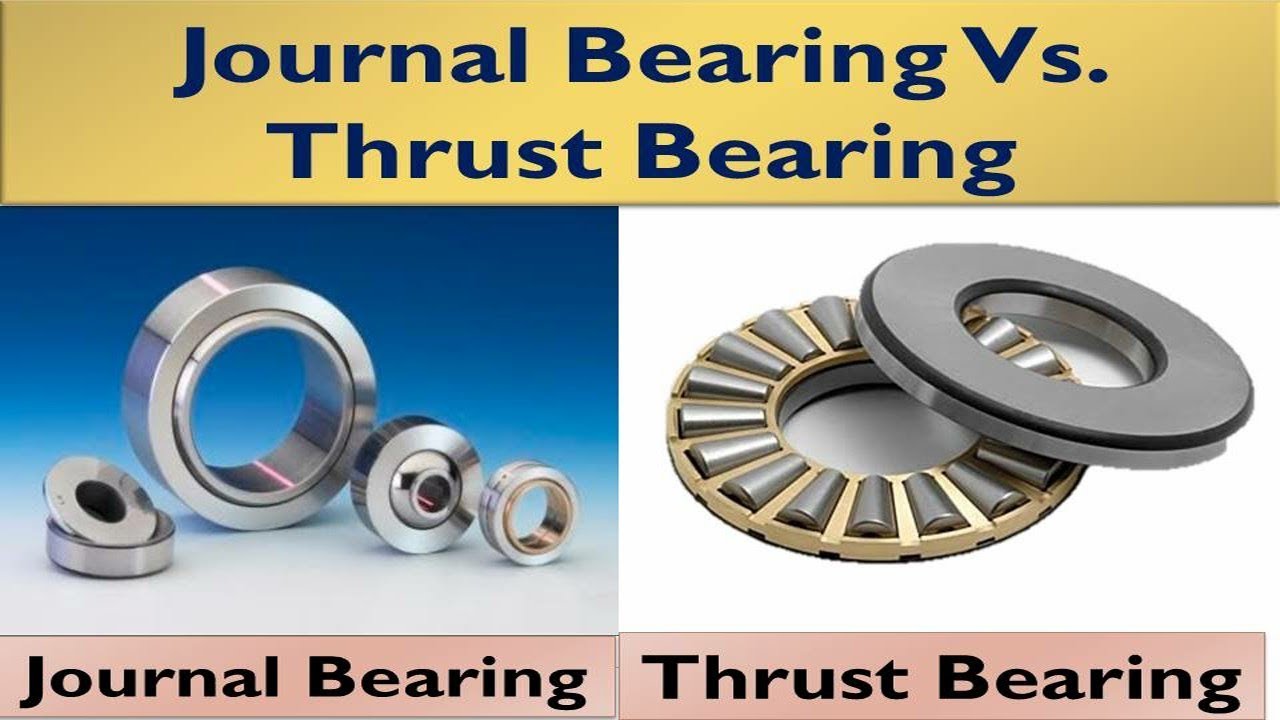 All you need to know about journal bearing vs thrust bearing
