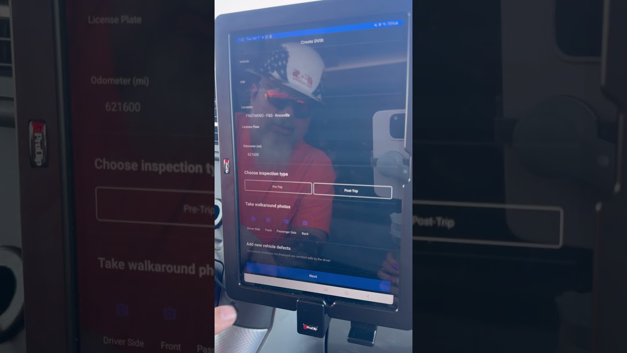 Make sure you're doing a Pre-Trip & Post-Trip DVIR for both the tractor & trailer! 🚛📲