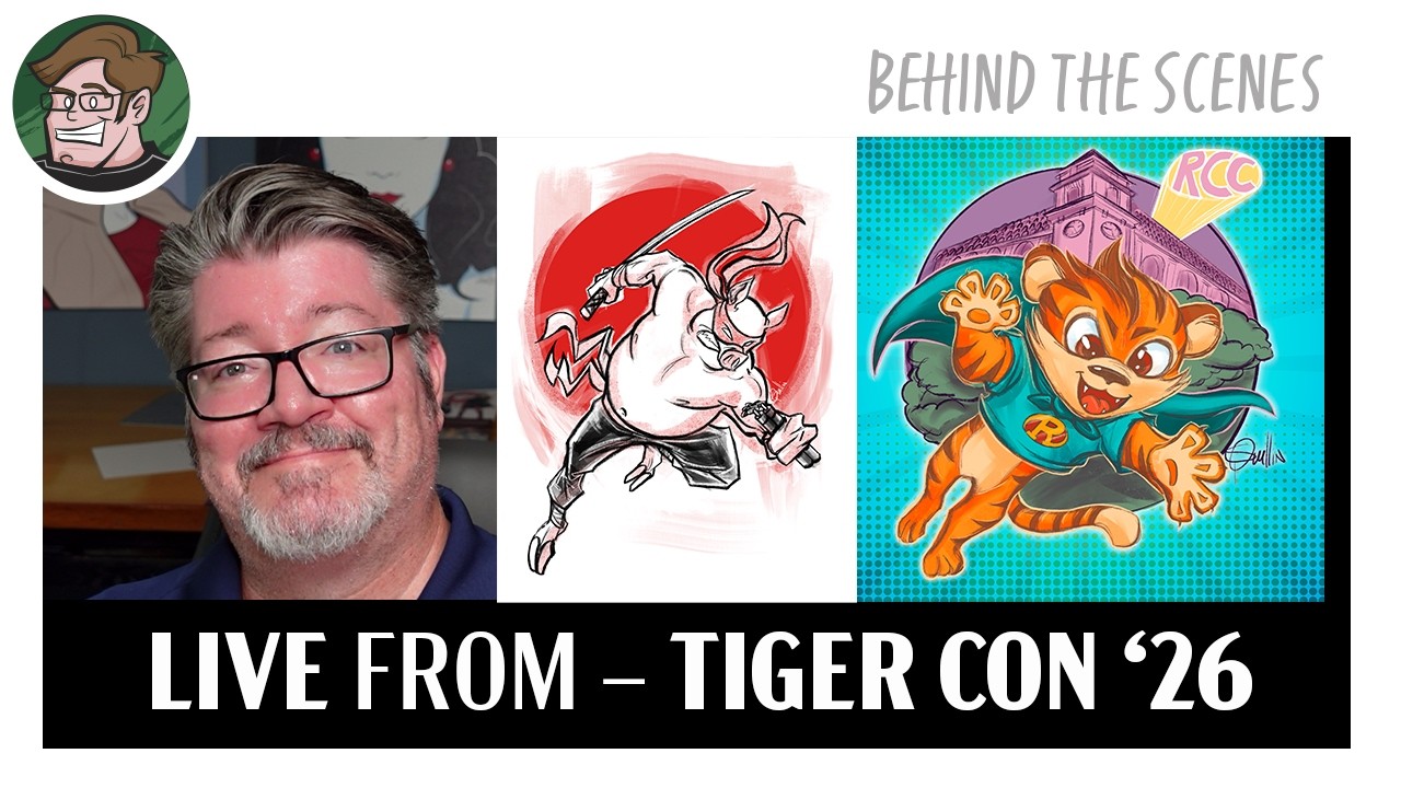 LIVE - RCC TigerCon 2026 - How To Make Comics with Professor Patrick