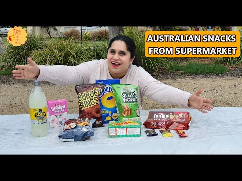 AUSSIE SNACKS |AUSTRALIAN SNACKS FROM THE SUPERMARKET |OZ SNACKS FROM SUPERMARKET |AUSTRALIAN SNACKS