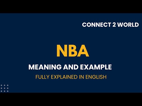 What Does NBA Means || Meanings And Definitions With NBA in ENGLISH