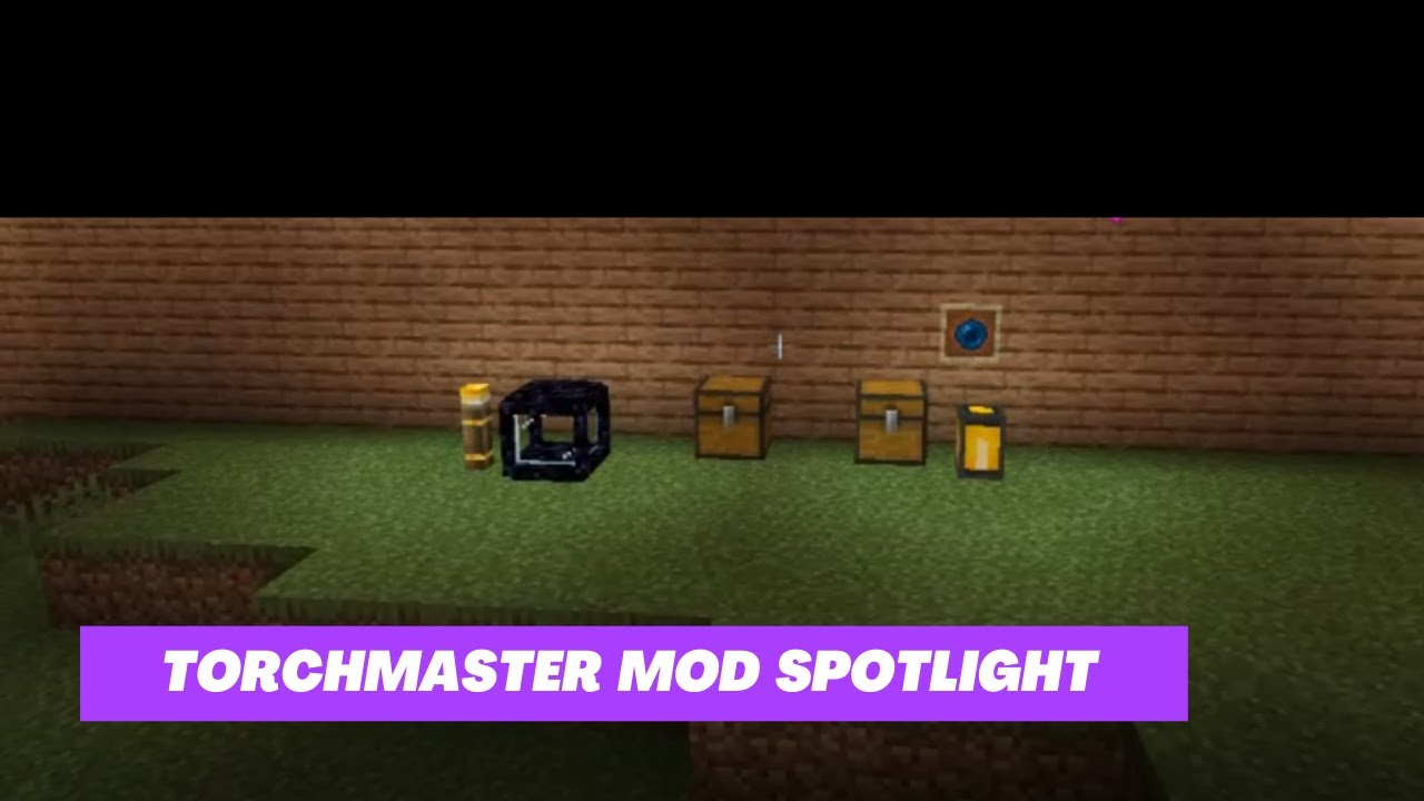 Minecraft Mod Spotlight ~Torchmaster ~ Mod tutorial