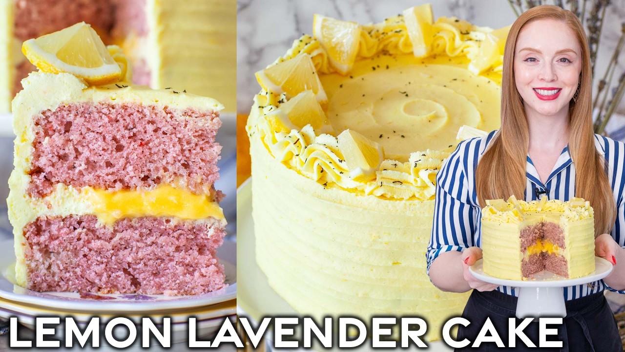 Lemon Lavender Cake Recipe for Spring!