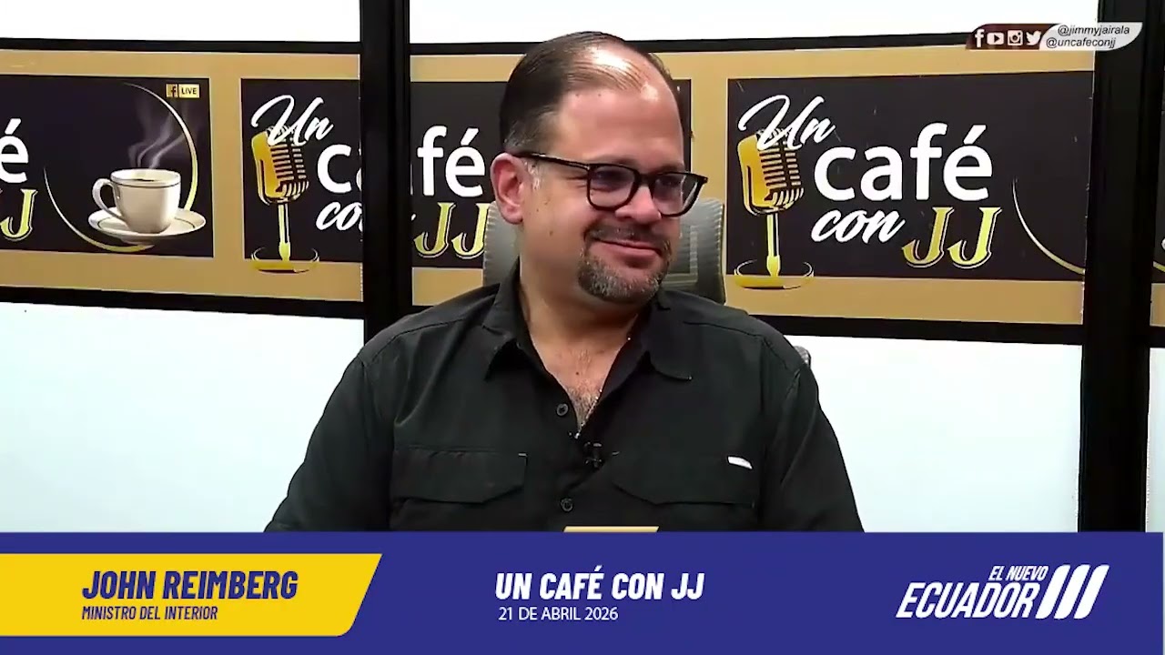 Entrevista completa Ministro del Interior John Reimberg en Un Café con JJ