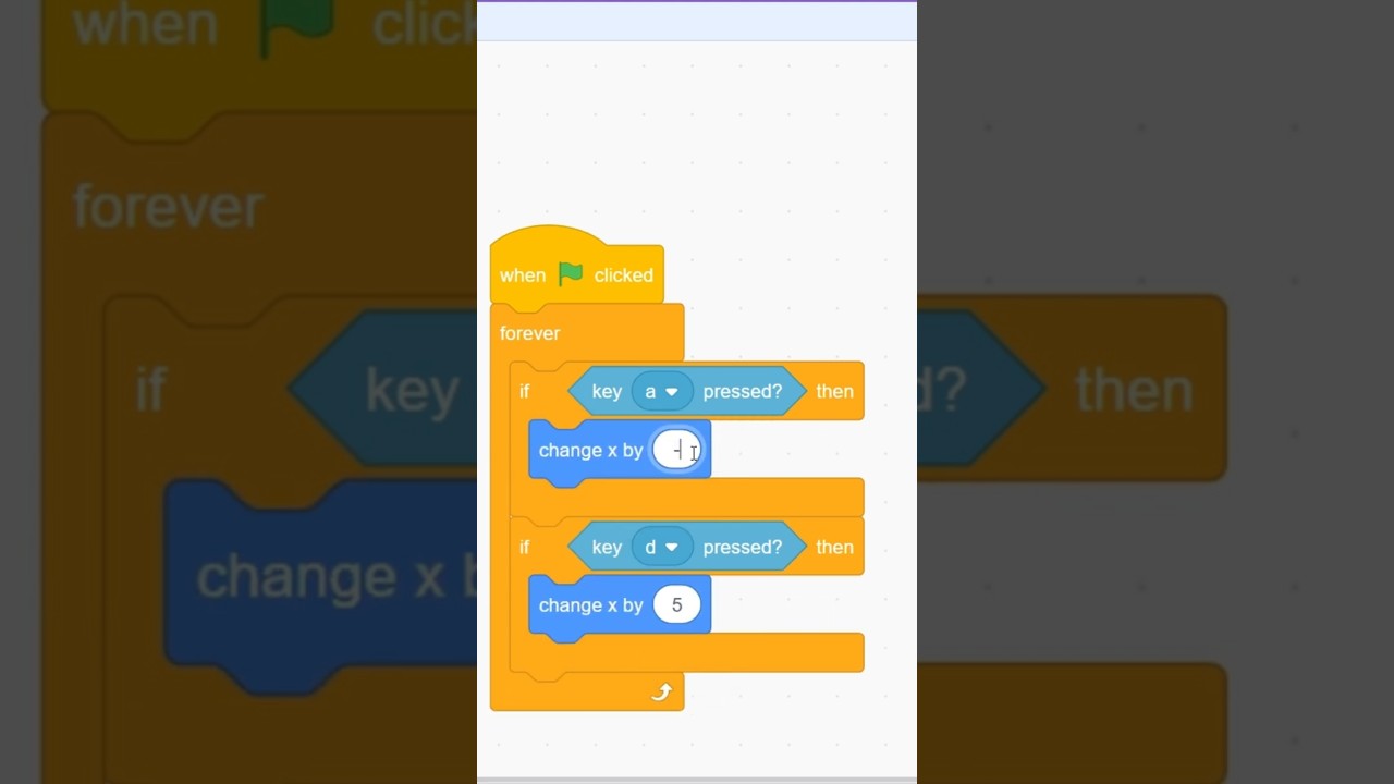 Silky smooth Movement in Scratch #shorts