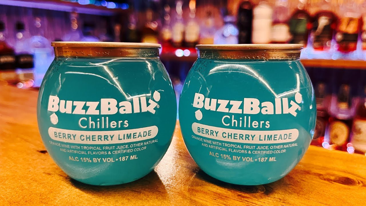 BuzzBall Berry Cherry Limeade Review/tasting. BuzzBallz 