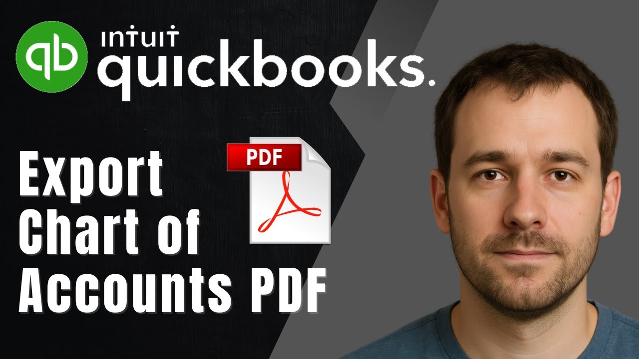 How to Export the Chart of Accounts to PDF from QuickBooks Online (2025 Tutorial)