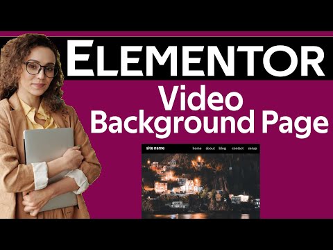 Elementor Video Background Page In Wordpress 2020