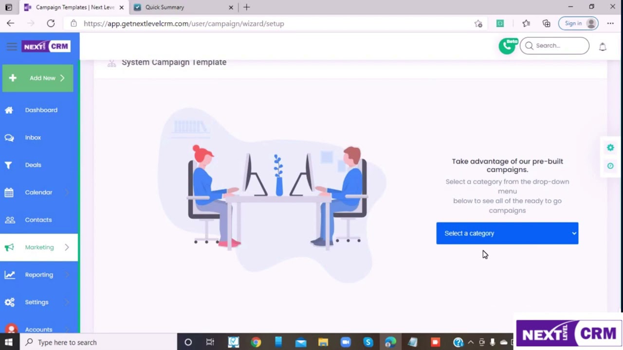 NEXT LEVEL CRM FULL DEMO
