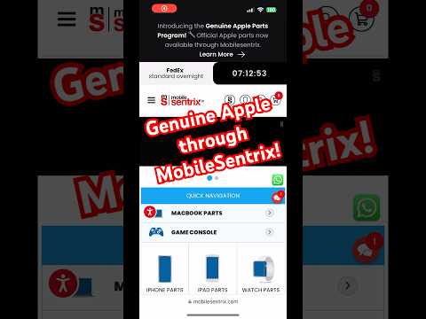 MobileSentrix partners with Apple for Genuine Parts