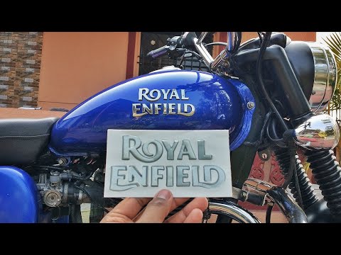 Royal Enfield Emblem Logo Installation