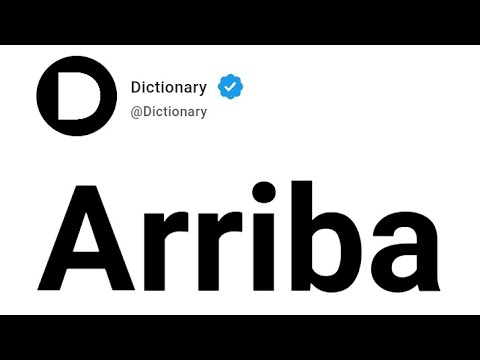 Arriba Meaning In English