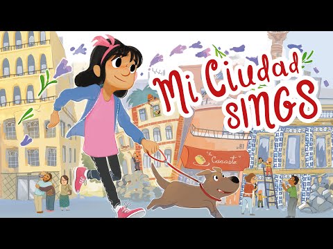 🦮🚶🏻♀️English + Spanish Read Along Book | MI CIUDAD SINGS | Brightly Storytime