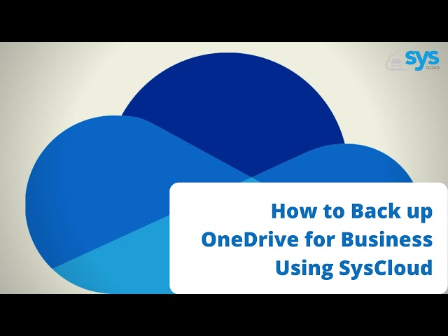 SysCloud Pricing, Features & Reviews 2021 - Free Demo